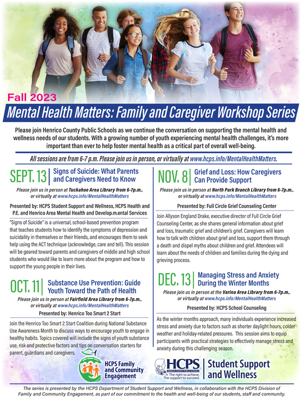 Learn how to support students' mental health with the 'Mental Health Matters: Family and ...